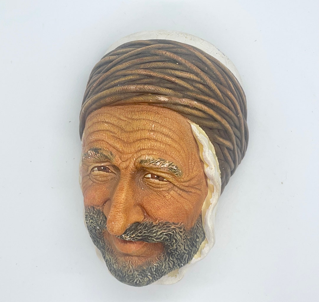 Bossons Persian Chalkware Head - Etsy