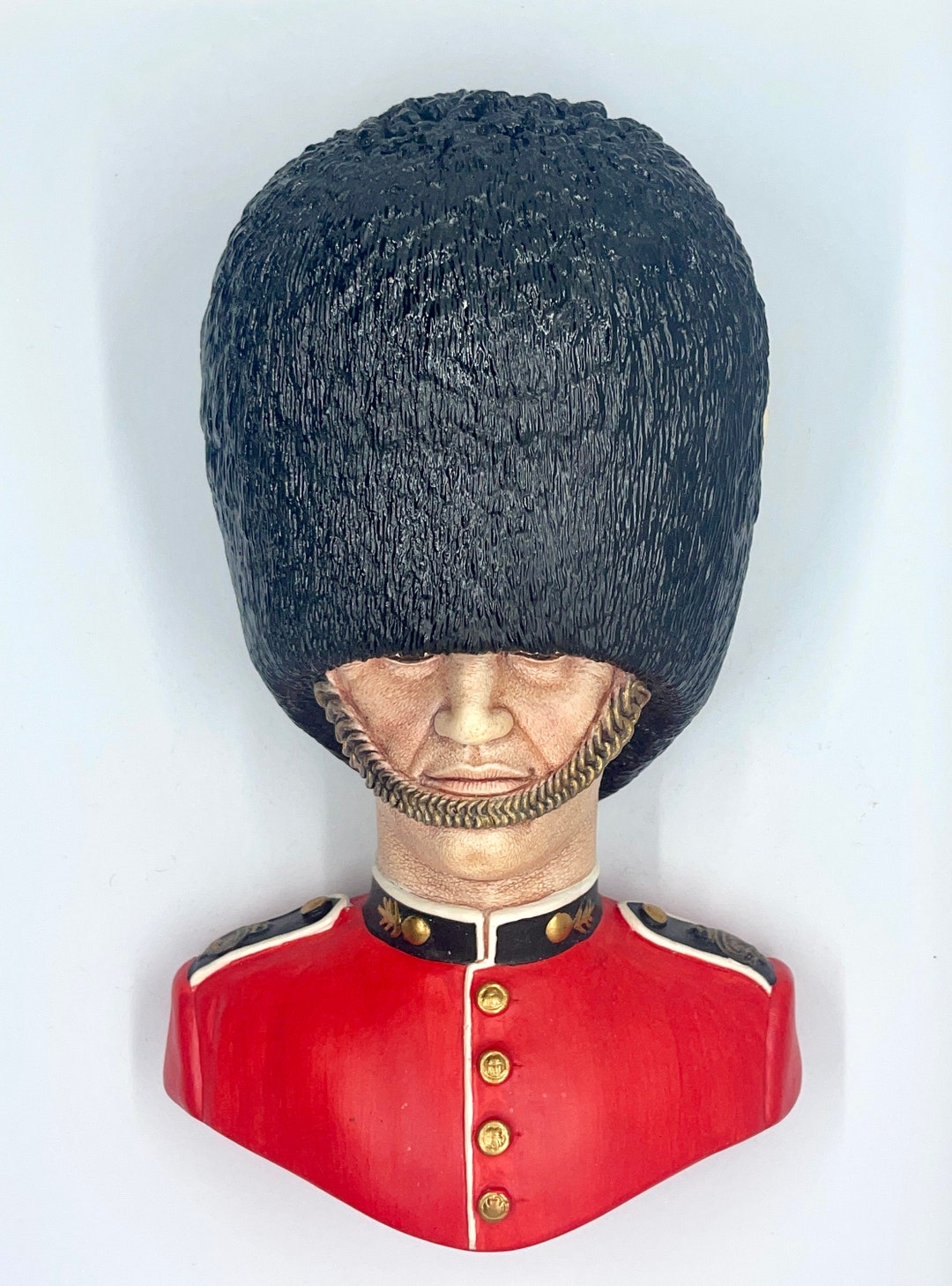 Vintage 1980's Bossons "guardsman" Chalkware Head - Regal and ...