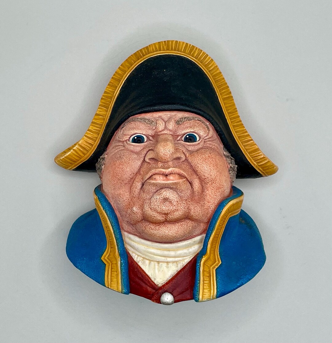 Vintage 1970's Bossons "mr. Bumble" Chalkware Head - Charles Dickens ...