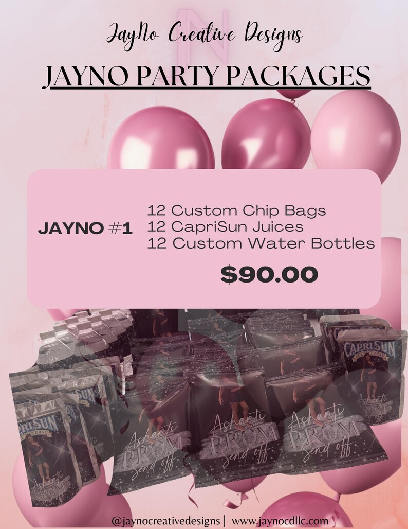 Jayno Custom Party Packages - Etsy