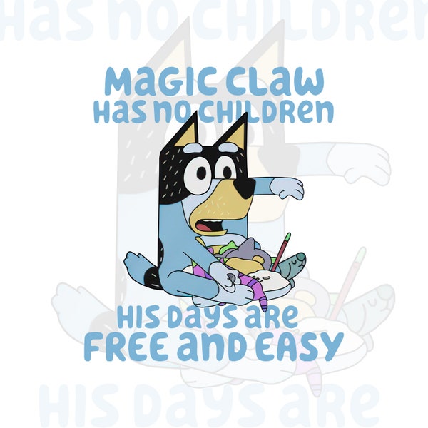 Magic Claw Bluey - Etsy