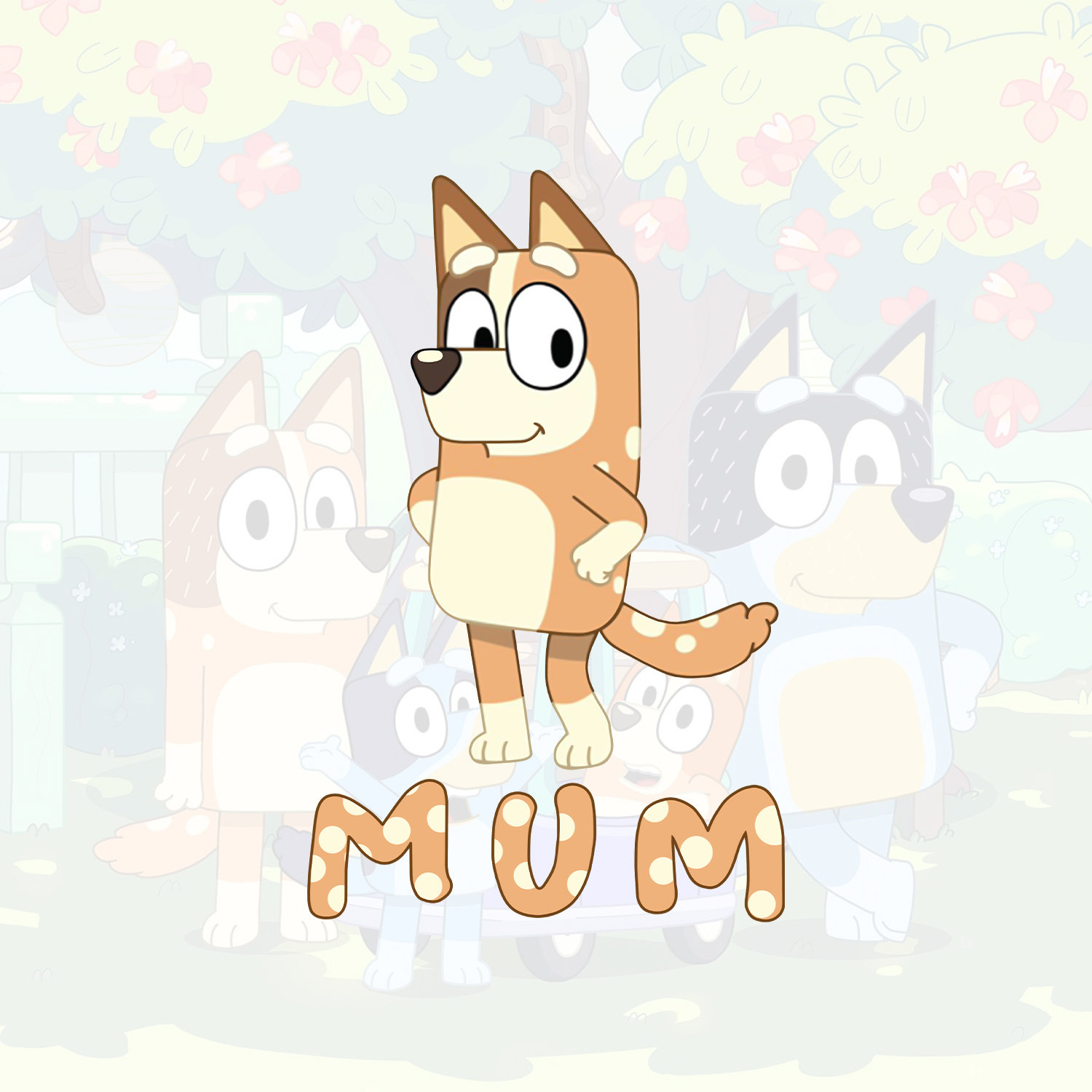 Bluey Mum PNG File Bluey Family Digital File - Etsy Denmark