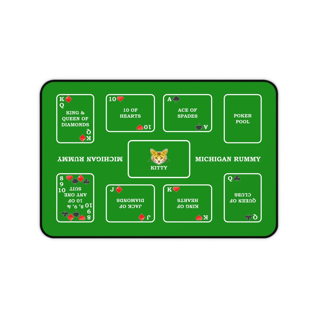 Michigan Rummy Game Mat - Etsy