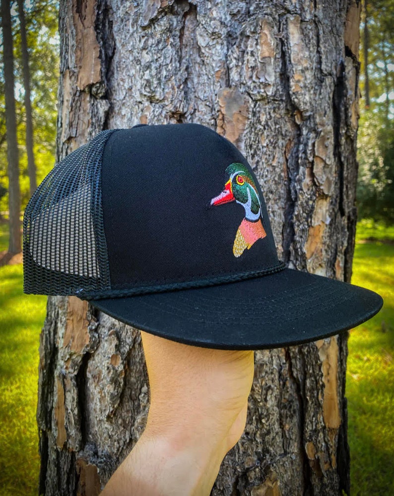 Wood Duck Black Rope Hat - Etsy