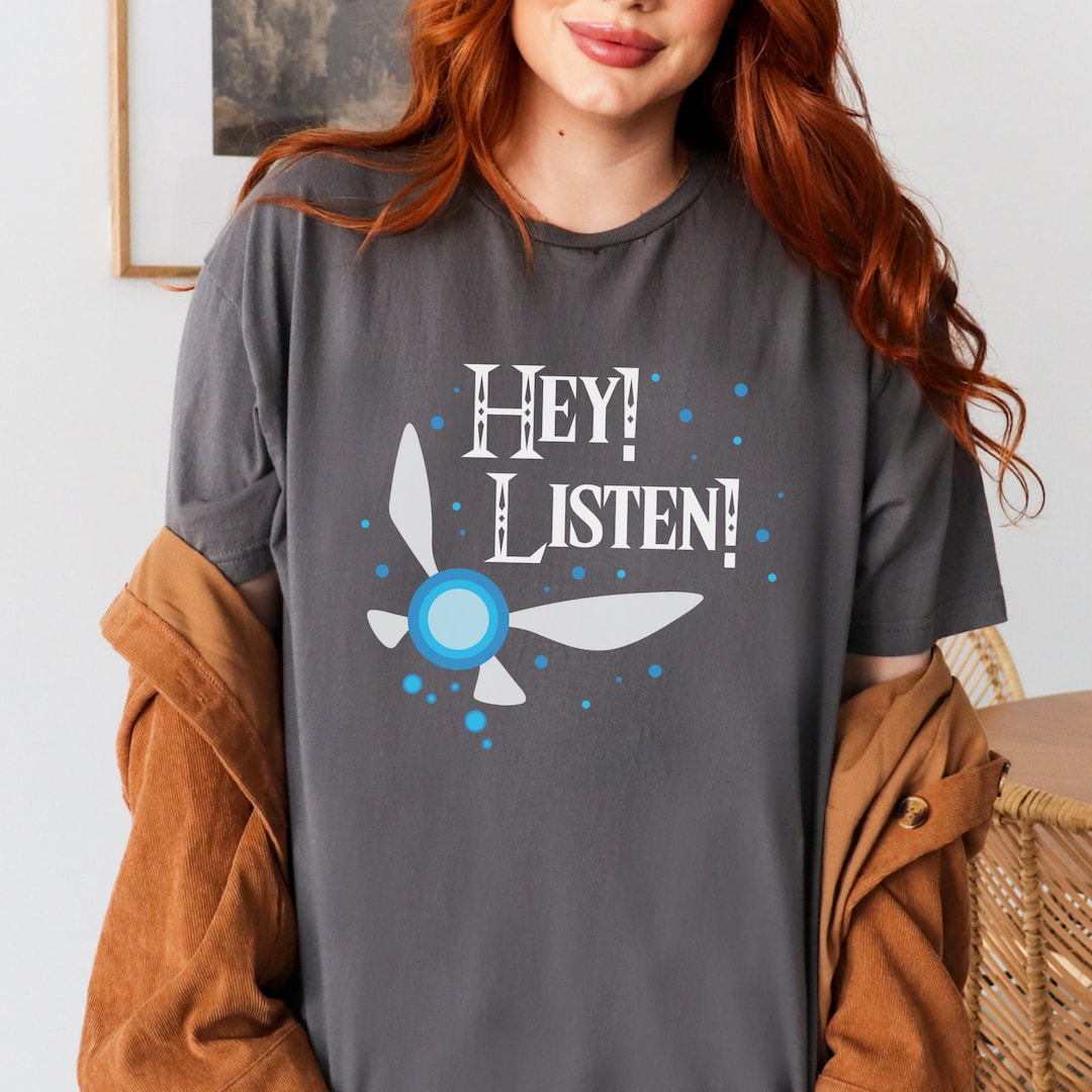 Navi 'hey Listen' Legend of Zelda Ocarina of Time Inspired Unisex ...