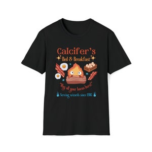 Howl’s Moving Castle Inspired Calcifer's Bed & Breakfast Unisex ...