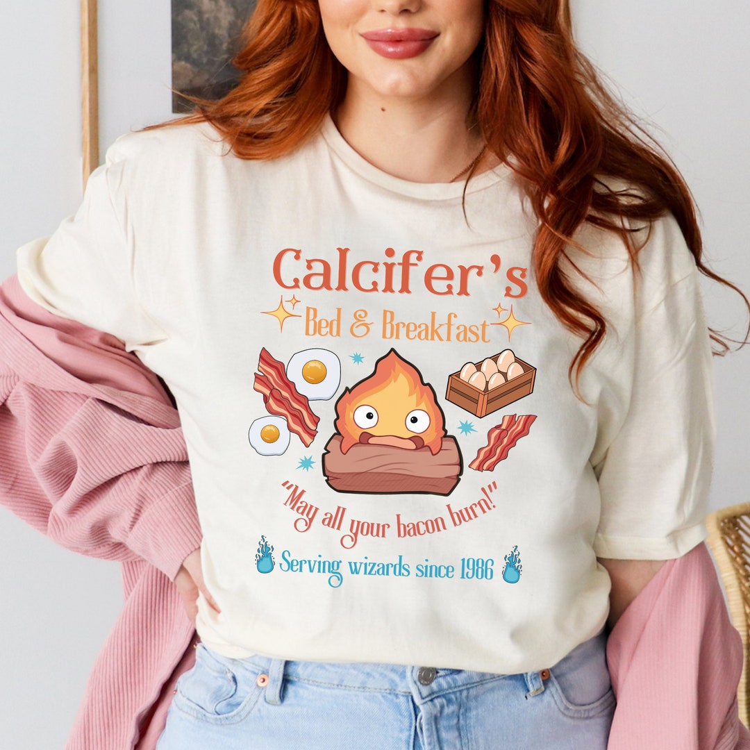 Howl’s Moving Castle Inspired Calcifer's Bed & Breakfast Unisex ...