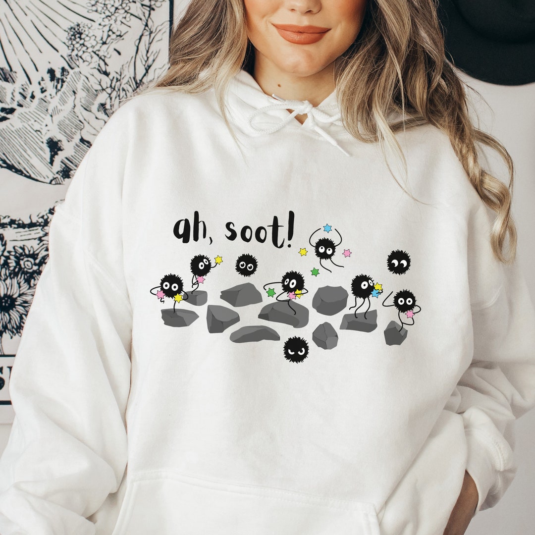 Soot Sprites 'ah Soot' Unisex Hoodie, Spirited Away Inspired Hoodie ...