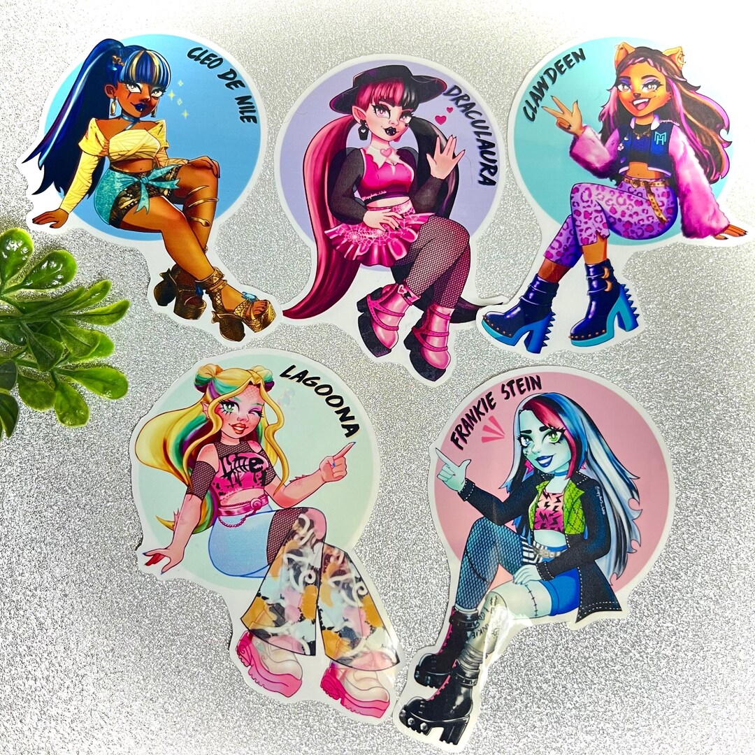 Monster Girl High School Pack One Frankie Draculaura Cleo Lagoona ...
