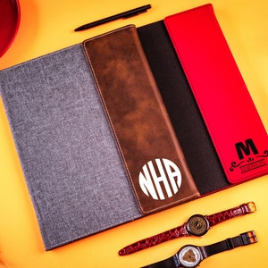 Engraved Flapped Portfolio, Personalized Laser Engraved Portfolio ...