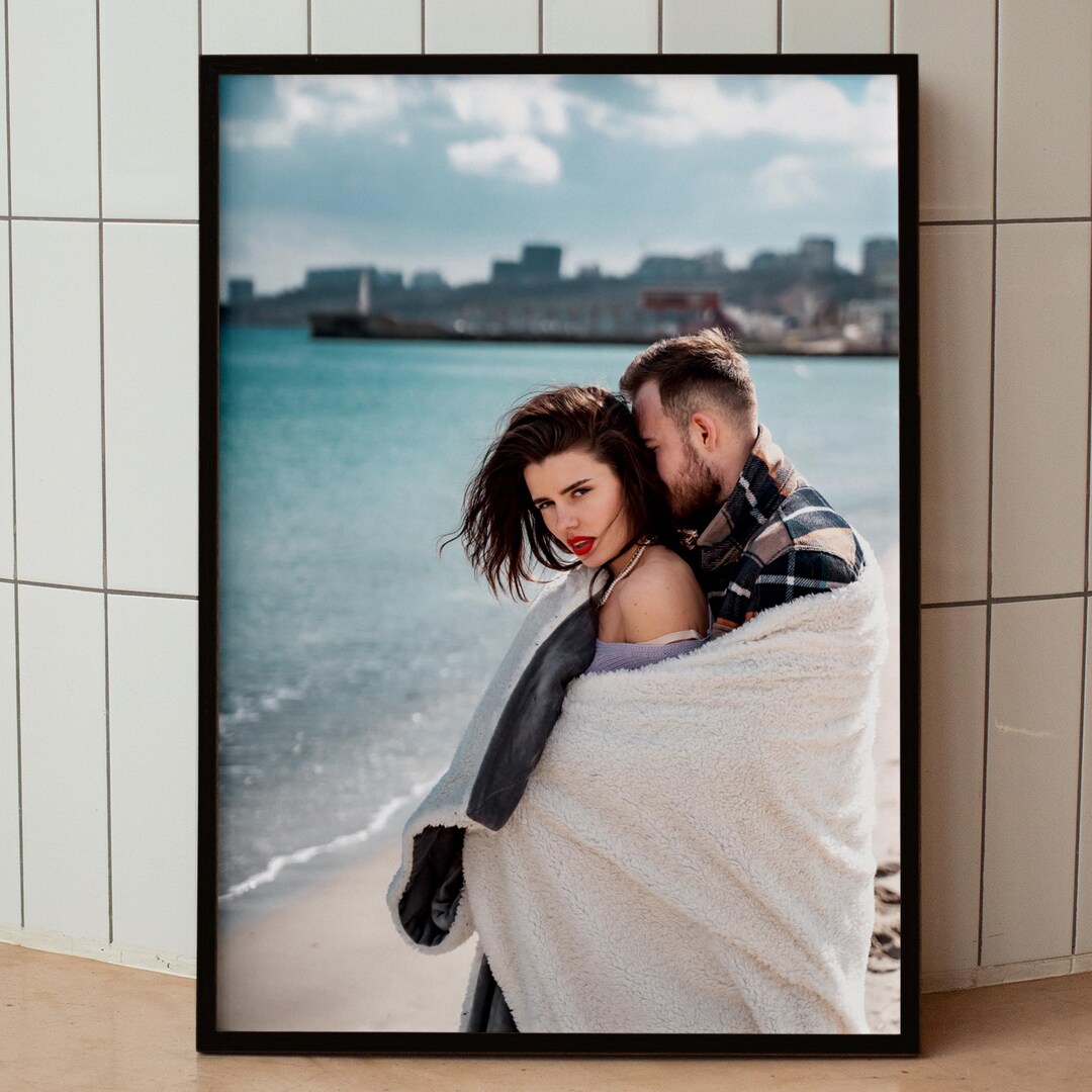 Personalized Photo Frame, Couple Portrait Photo Frame, Personalized ...