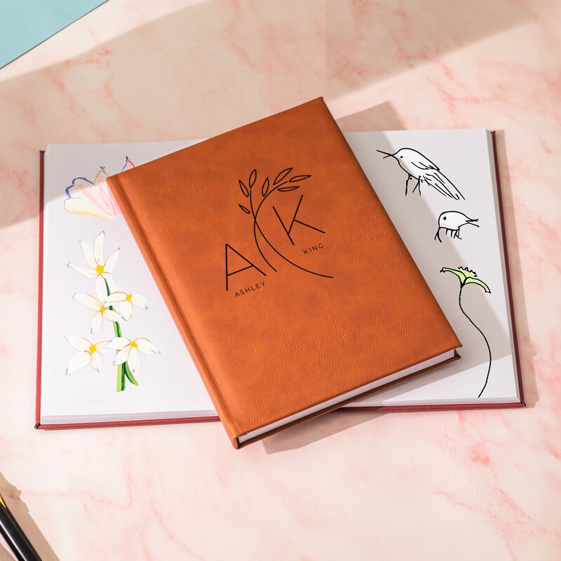 Leather Sketchbook - Etsy