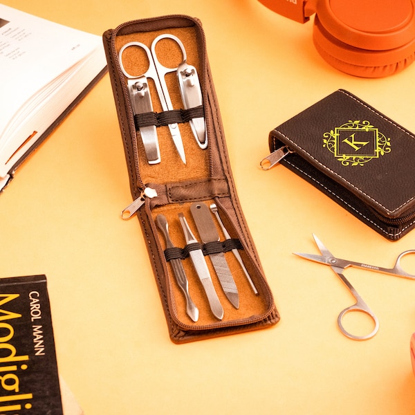 Leather Manicure Case - Etsy