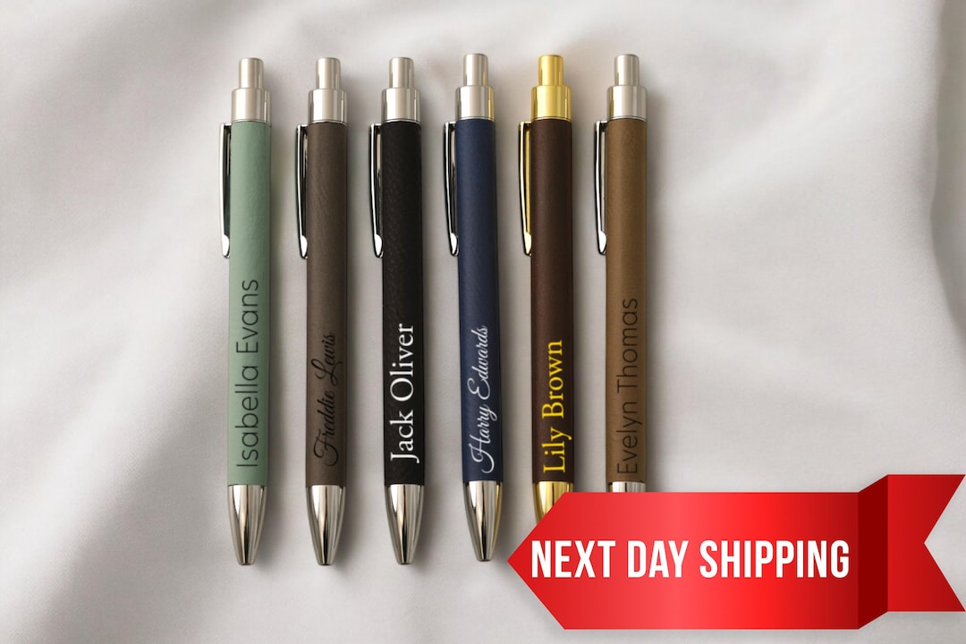Custom Pen, Teachers Pen, Leather Pen, Engraving Pen, Personalized ...