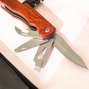 Personalized Multi Wrench Tool, Custom Multi Tool for Dad, Wooden Multi ...