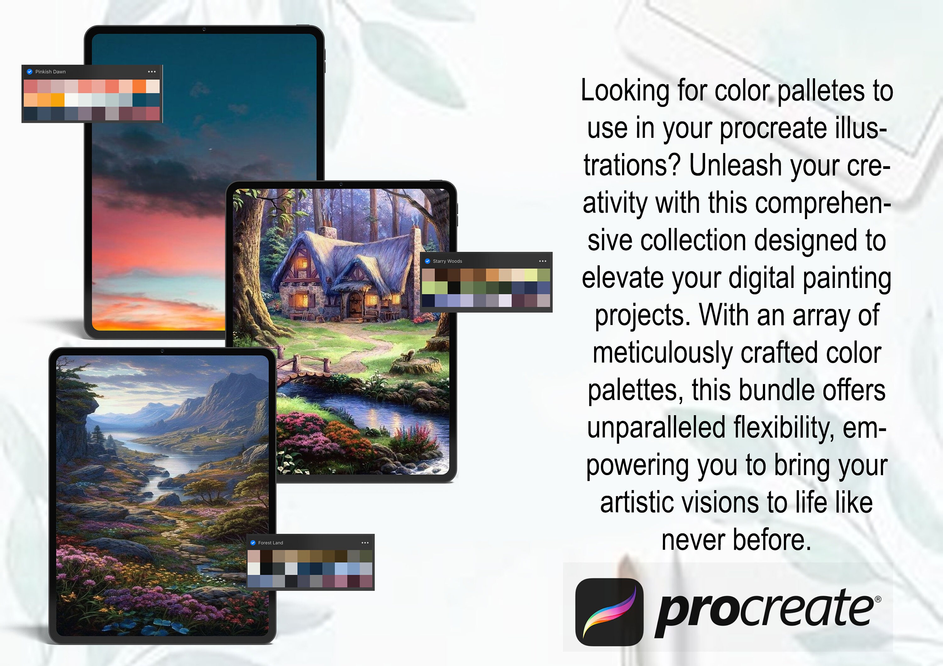 5000 Procreate Color Palette Mega Bundle, Digital Painting, Digital Art ...