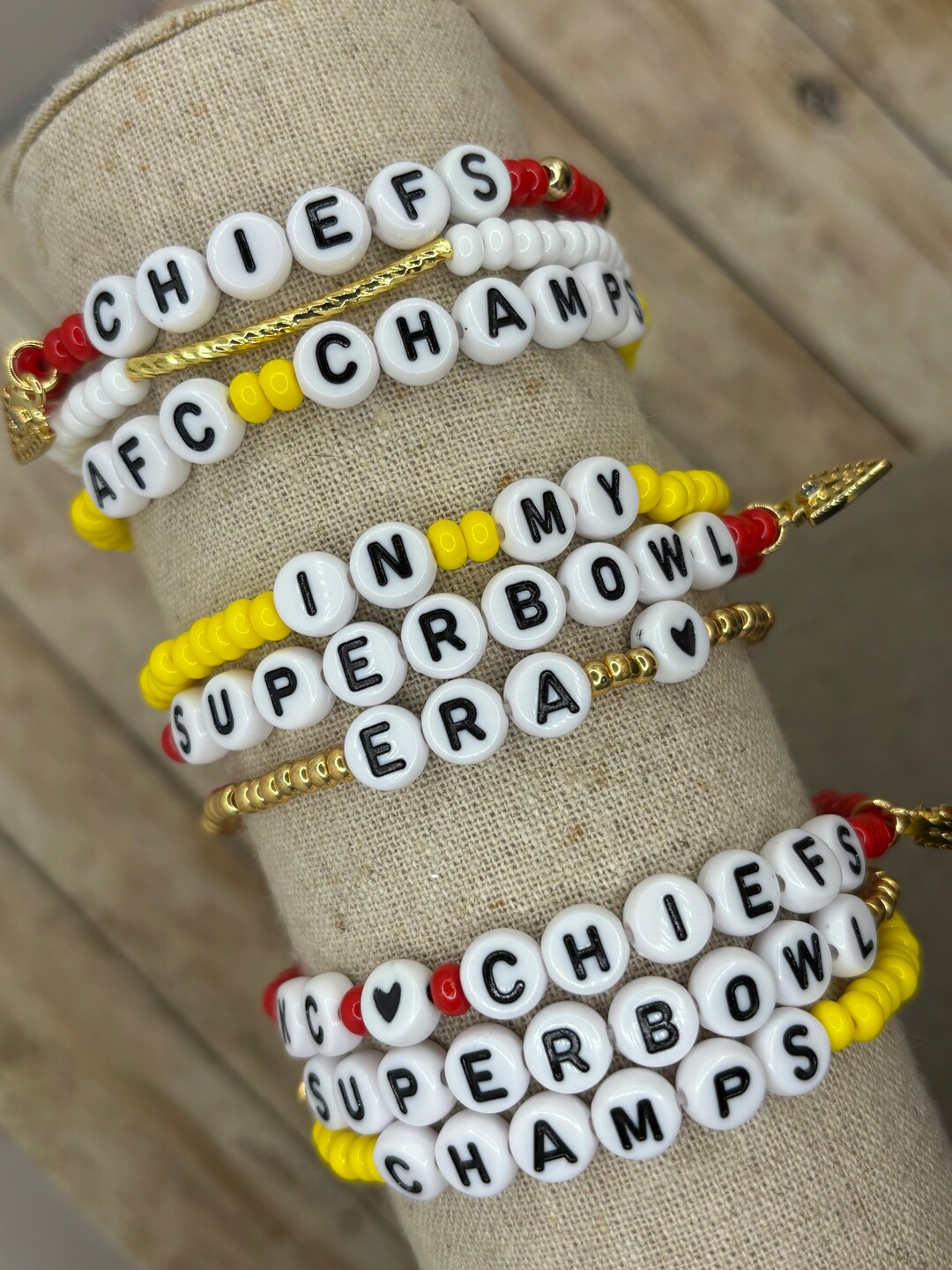 Kansas City Chiefs Super Bowl Jewelry Super Bowl Bracelets Super Bowl ...