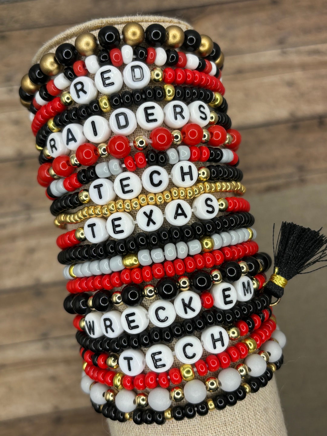 Texas Tech Inspired Bracelets | Texas Tech University | Red Raiders ...