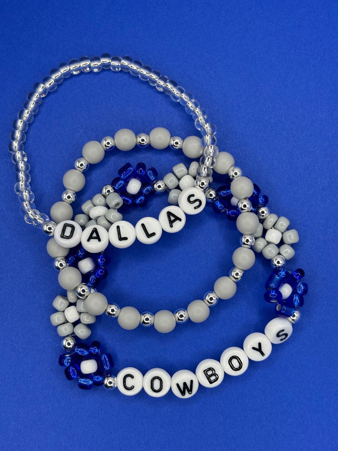 Dallas Cowboys Bracelet Cowboys Bracelet NFL Bracelet Dallas Cowboys ...
