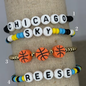 Chicago Sky Bracelets | Angel Reese Bracelets | Chicago Sky Basketball ...