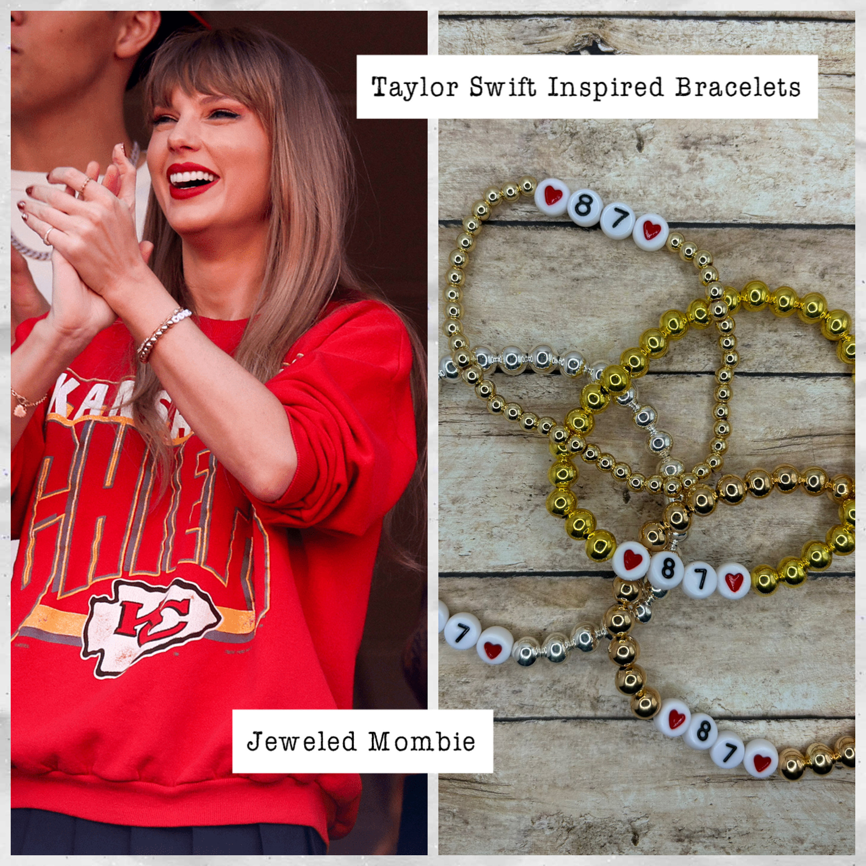Gold Taylor Swift 87 Bracelet Swiftie 87 Kelce Bracelet Taylor Swift ...
