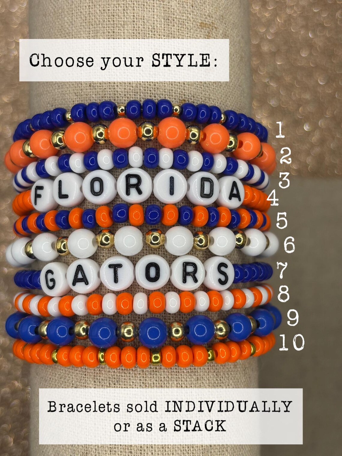 University of Florida Inspired Bracelets | Florida Gators Bracelets ...