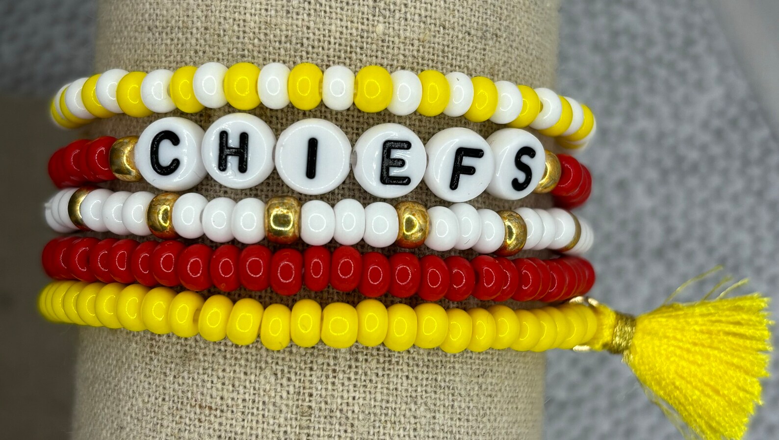 Kansas City Bracelets CHIEFS Bracelets NFL Sports Bracelets Gameday ...