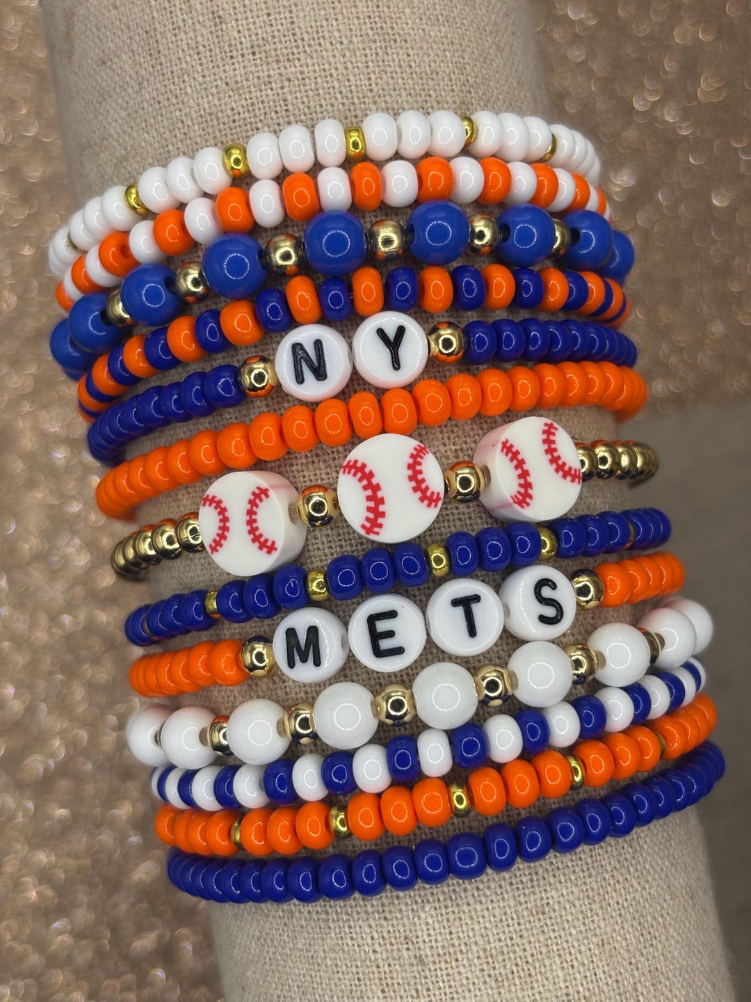 New York Mets Inspired Bracelets | Baseball Bracelets | New York Mets ...