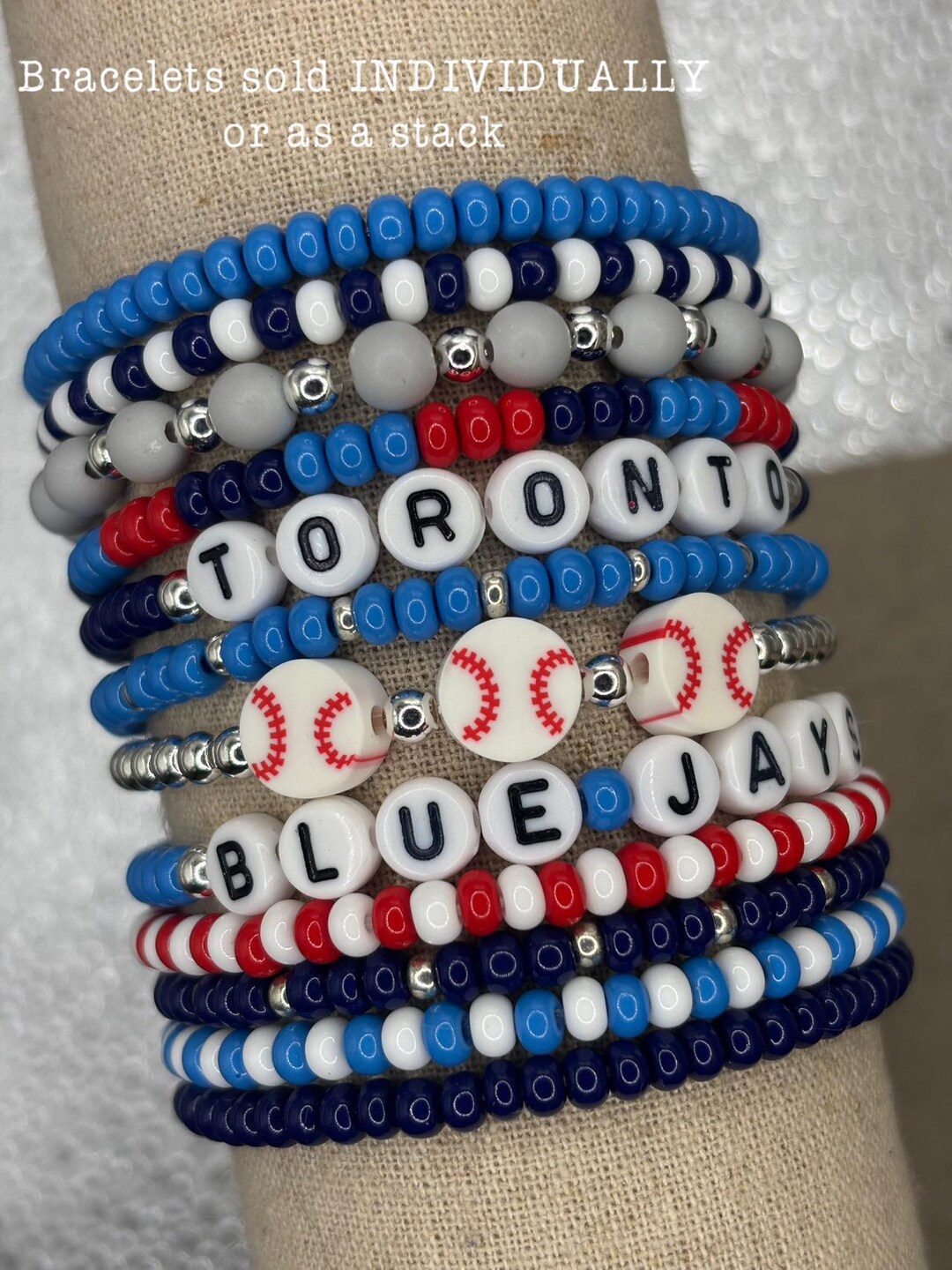 Toronto Blue Jays Inspired Bracelets | Baseball Bracelets | Toronto ...