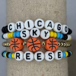 Chicago Sky Bracelets | Angel Reese Bracelets | Chicago Sky Basketball ...