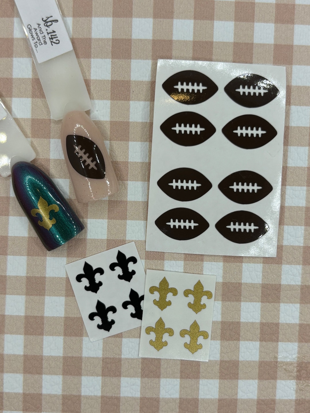 Saints Nail Decals Saints Football New Orleans Saints Decals New ...
