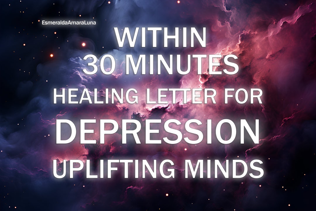 Emergency Relief From Depression Letter Transformational - Etsy