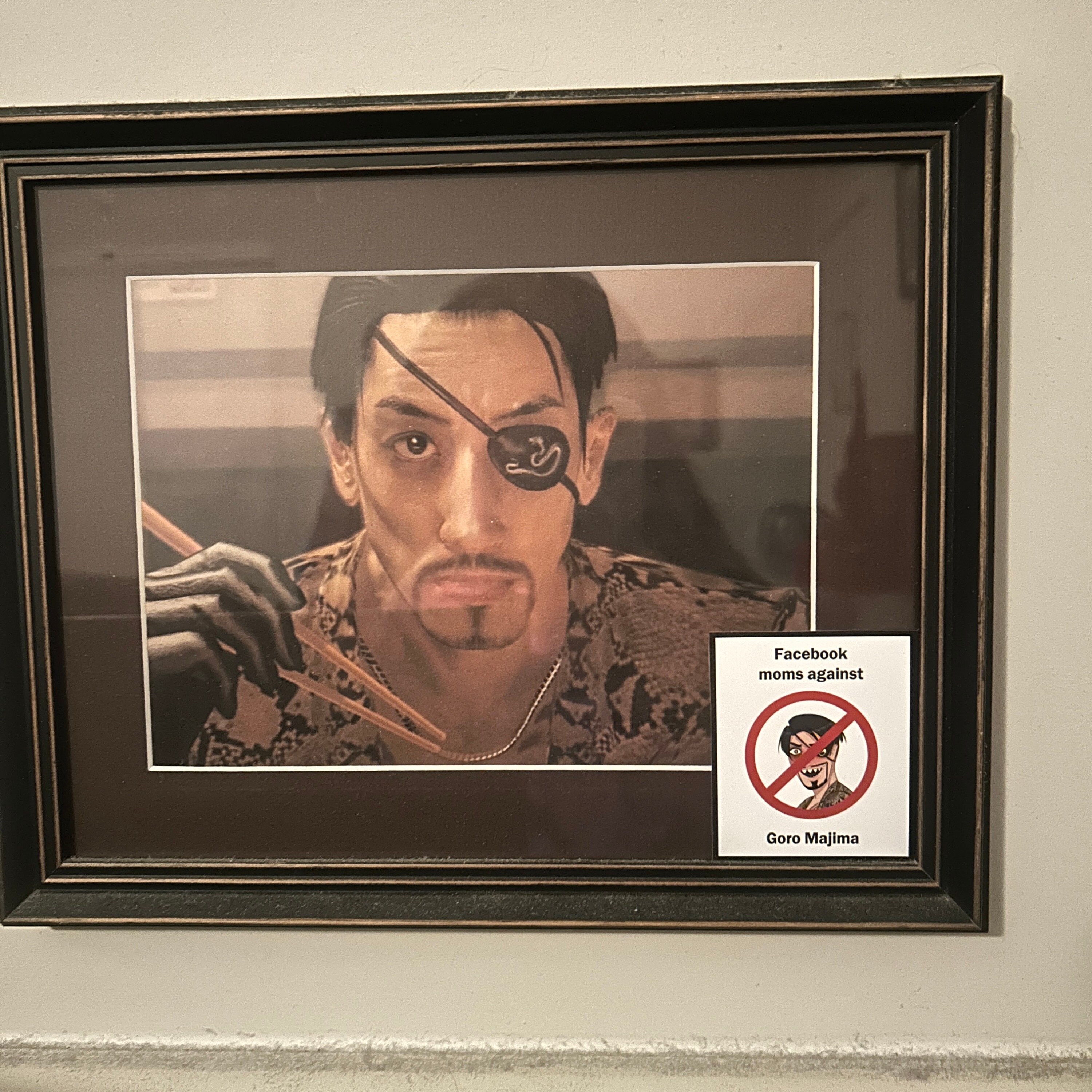 Facebook Moms Against Goro Majima Stickers - Etsy