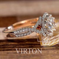 Rose Gold Ring - Etsy