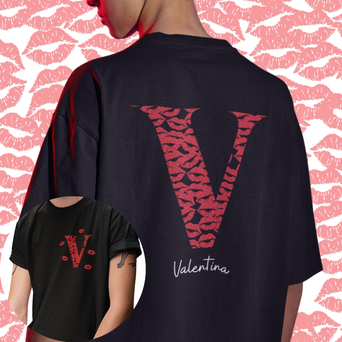 Viral Kiss T-shirt, Girlfriend Kiss Shirt, DIY Kiss Shirt, Valentine's ...