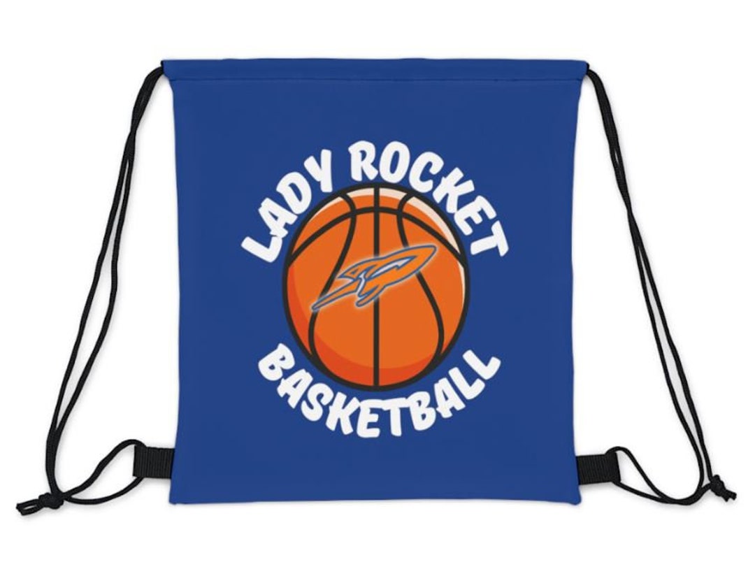 Lady Rockets Basketball - Outdoor Drawstring Bag - Multi Colors - 14" X ...