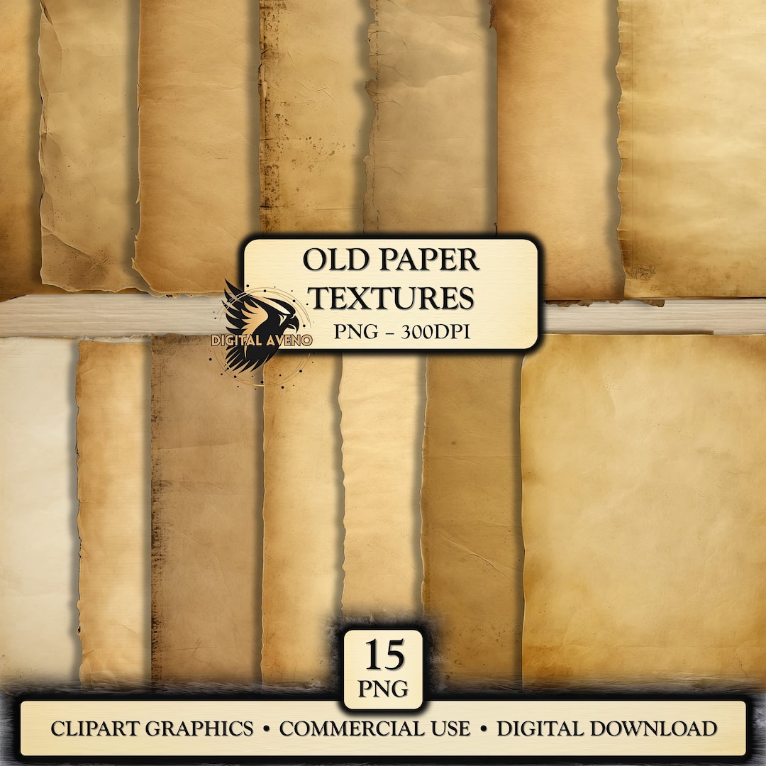 Old Paper Textures Antique Paper Digital Background Digital - Etsy