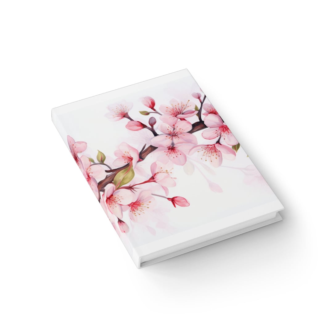 Cherry Blossoms Journal - Ruled Line - Etsy