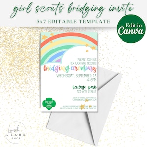 Investiture Ceremony Girl Scouts Invitations - Etsy