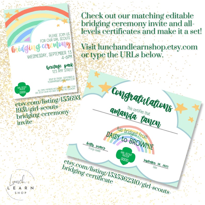 Girl Scouts Rainbow Bookmark Immediate Download - Etsy