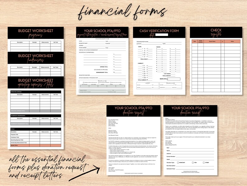 EDITABLE Template PTA-PTO President Planner Ultimate Organizational ...