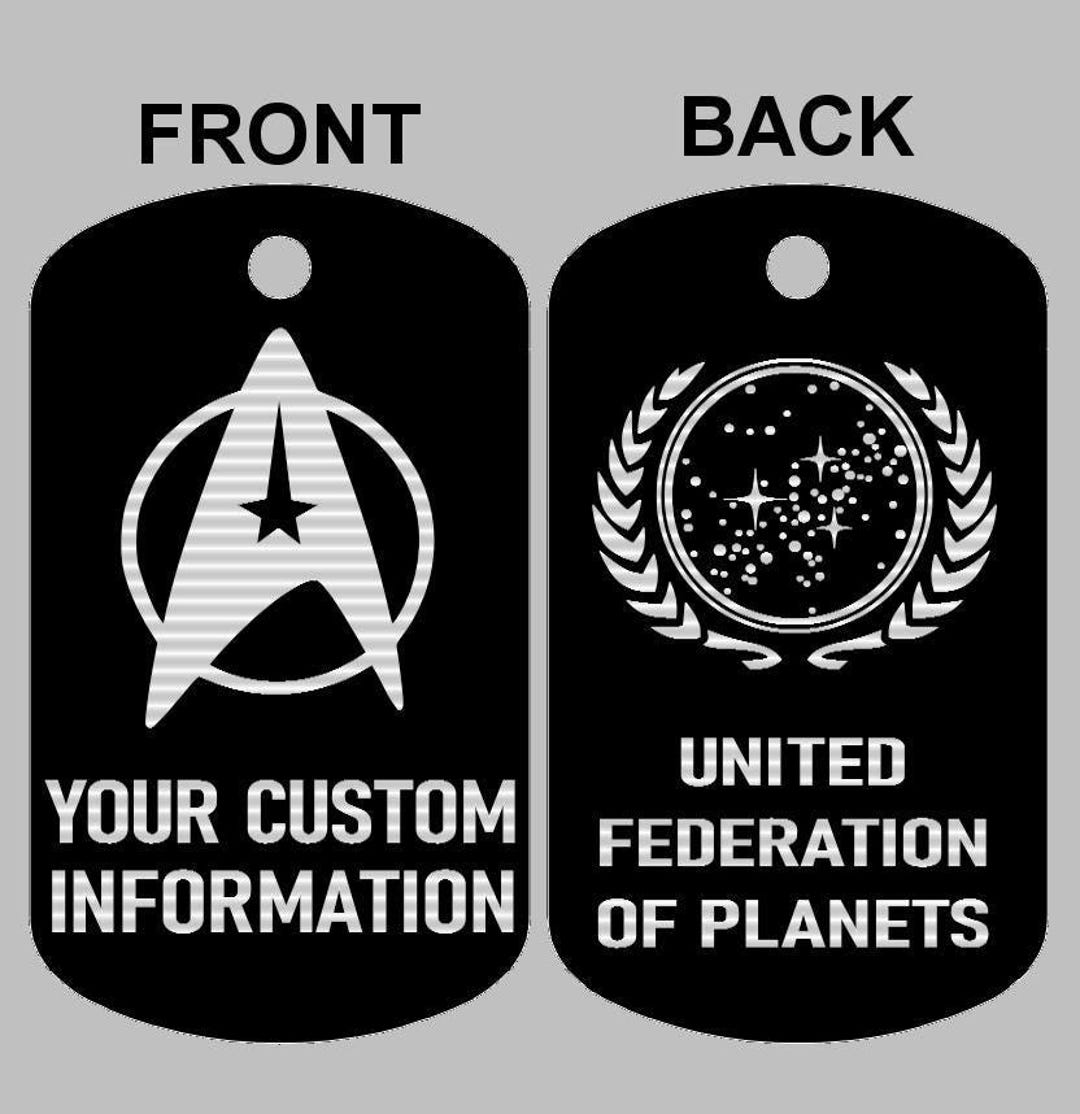 Custom Starfleet Tag - Etsy