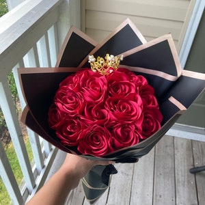 Red Rose Eternal Ramo With Hidden I Love You Message second Slide Not ...