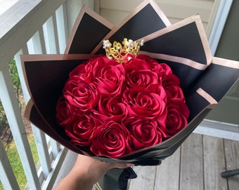 Red Rose Eternal Ramo With Hidden I Love You Message second Slide Not ...