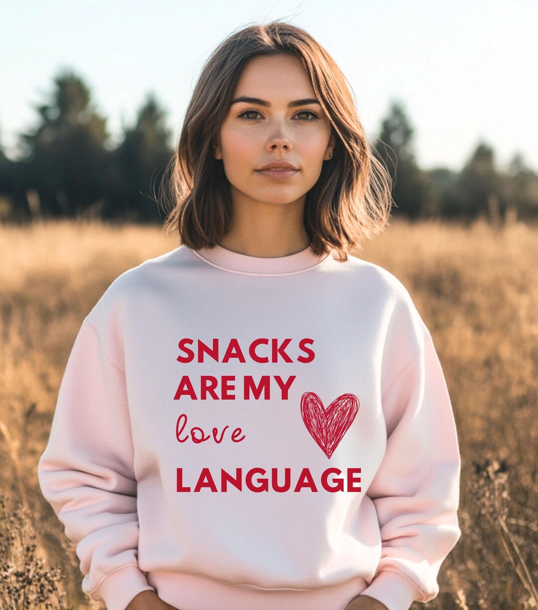 Snacks Are My Love Language Sweatshirt, Funny Foodie Gift - Etsy