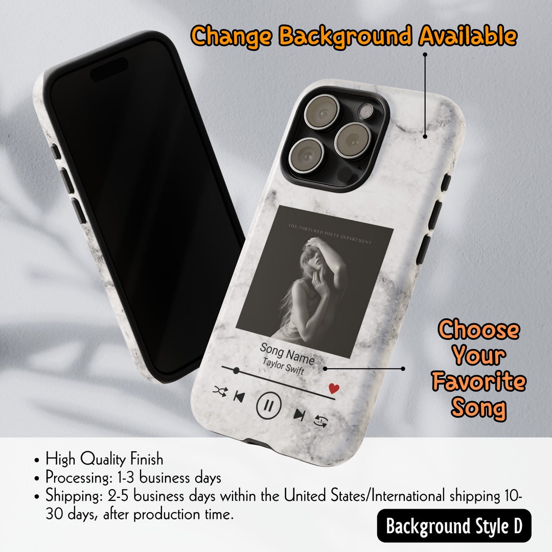 TTPD Swiftie iPhone Case the Eras Tour Custom Song Name Phone Cover for ...