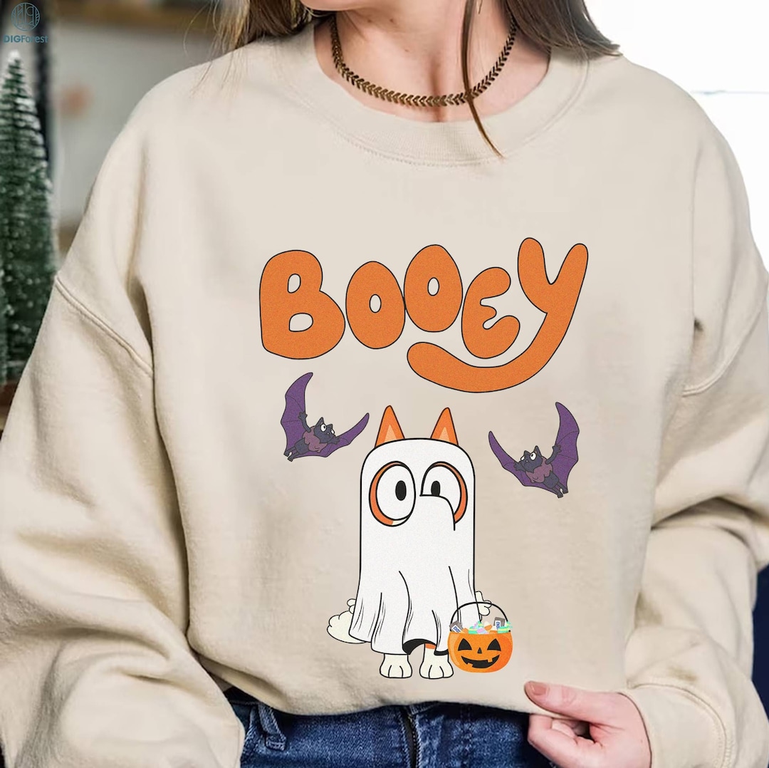 Bingo Halloween Spooky Season Shirt Booey Shirt Bluey - Etsy