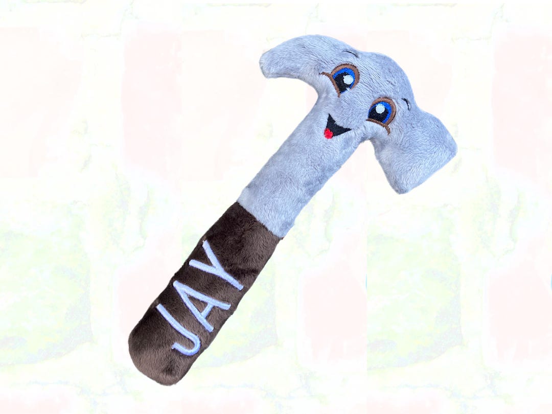Personalized Hammer Plushie Custom Stuffed Animal Tool Handmade Gift ...