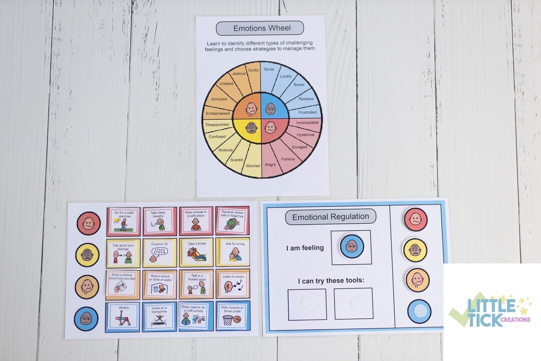 Emotional Regulation Resource Pack - Etsy