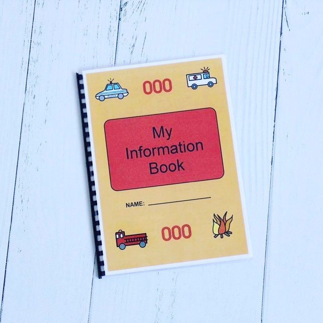 Emergency Information Booklet - Etsy Australia